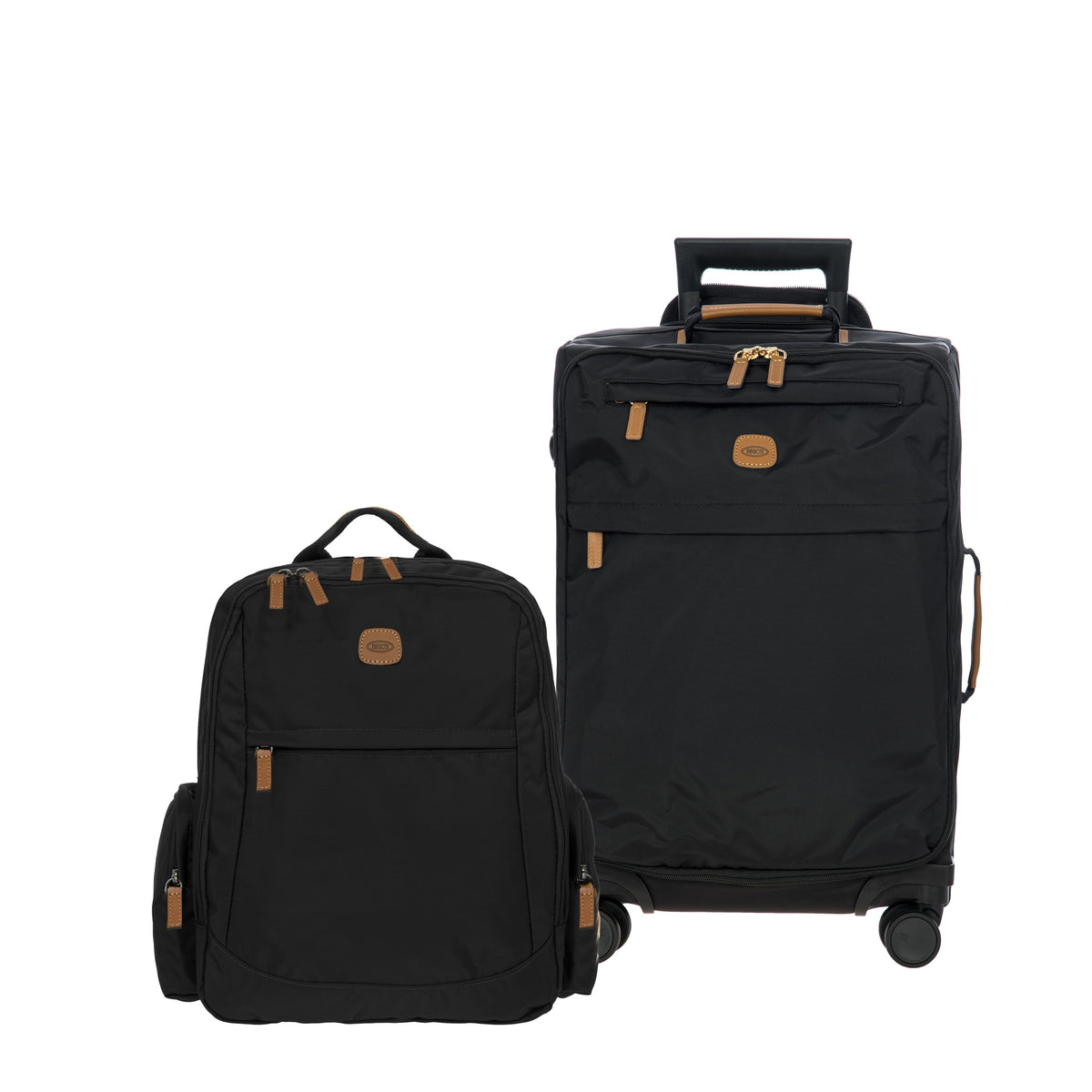 Bric's 2 Piece Set - X-Travel 21" Carry-On Spinner & Nomad Backpack ...