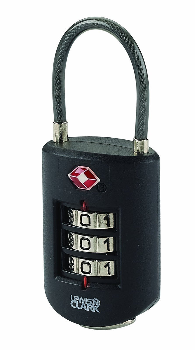 Lewis N. Clark Travel Sentry Large Dial Cable Lock – Portmantos